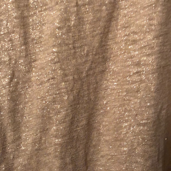J. Crew | Tops | J Crew Metallic Gold Linen Shirt | Poshmark